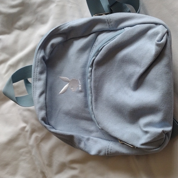 PacSun | Bags | Baby Blue Playboy Mini Backpack | Poshmark
